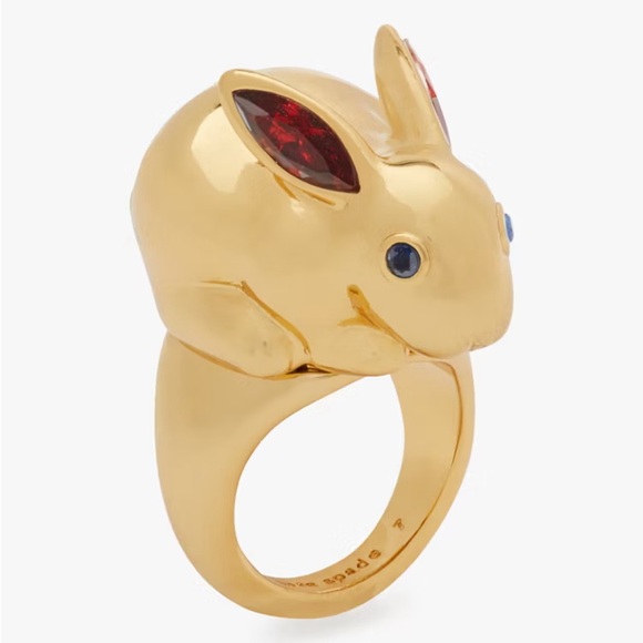 kate spade | Jewelry | Kate Spade Gold Year Of The Rabbit Cocktail ...